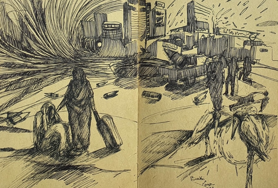 One Man’s Journey Through Sudan’s War – Artist Bakri Moaz and his ...